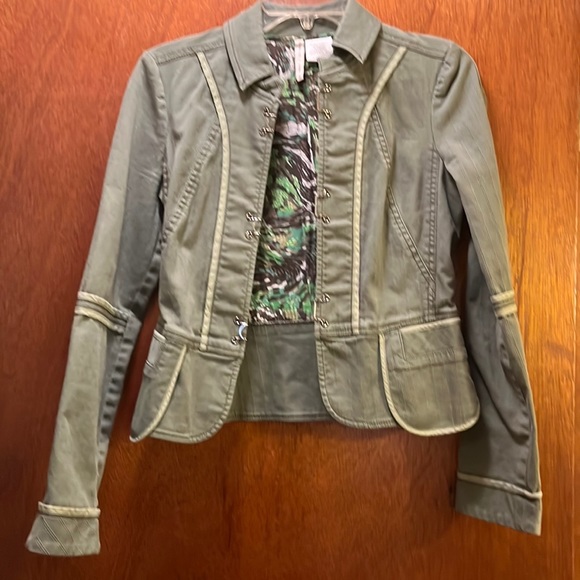 tom k nguyen | Jackets & Coats | Womens Size 2 Embroidered Back Jacket ...